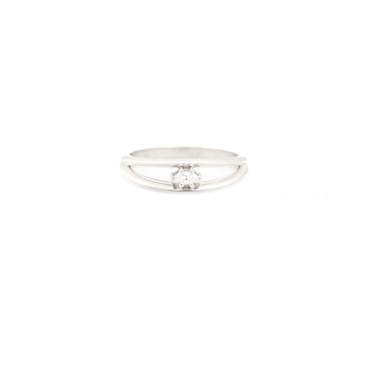 Split Shank with Marquise Moissanite– Minted Jewellery