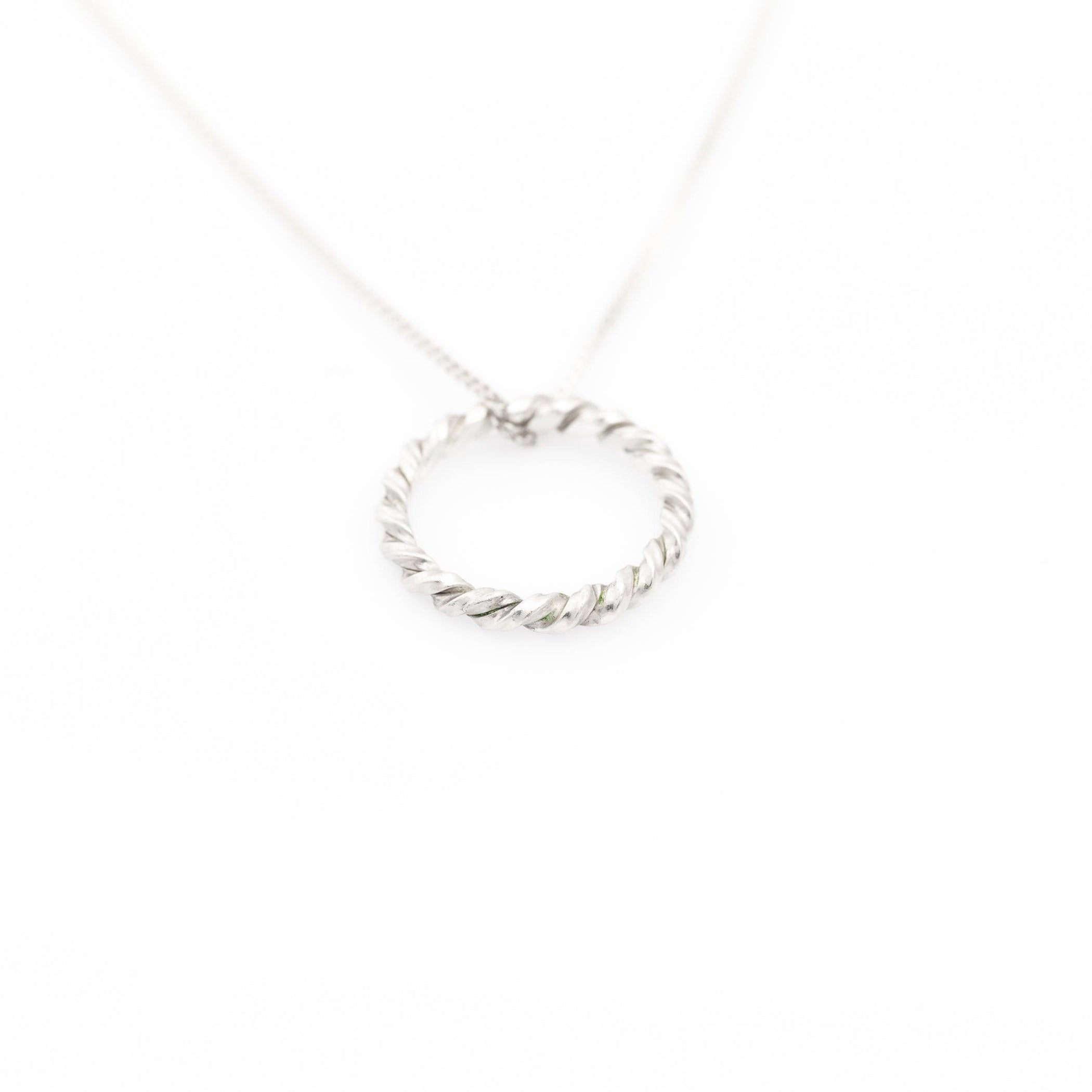 Twisted Round Silver Necklace– Minted Jewellery